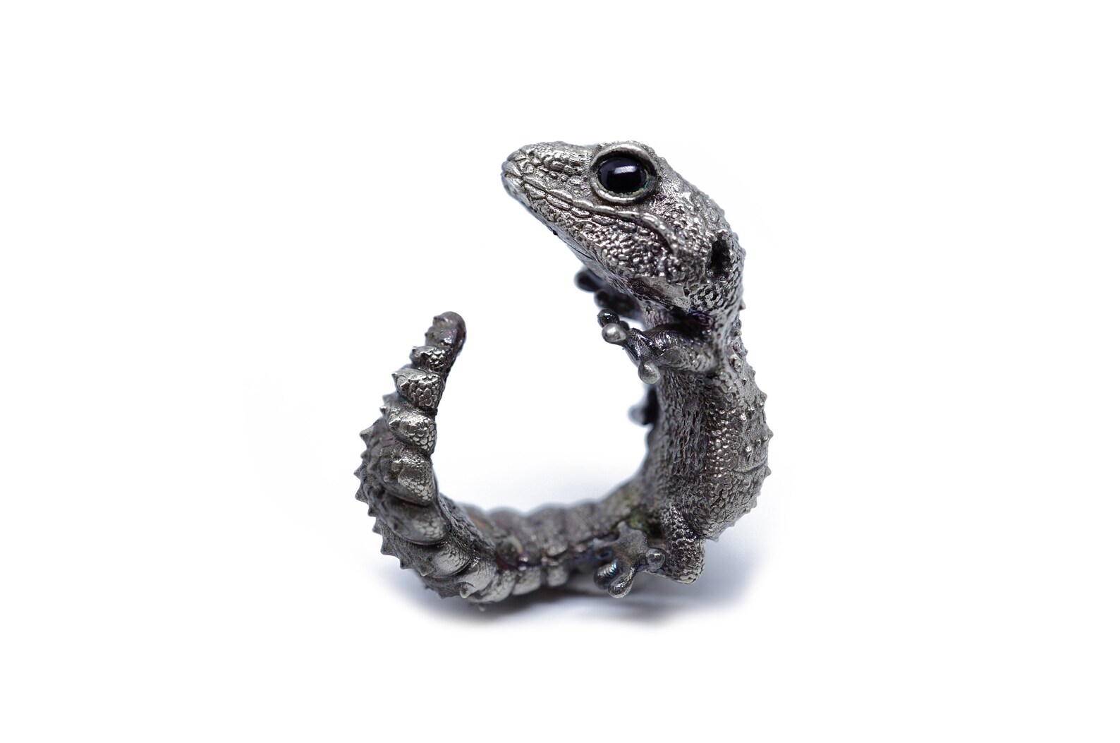 Lizard Ring Leopard Gecko Punk Gift Gothic Ring Adjustable Antique ...