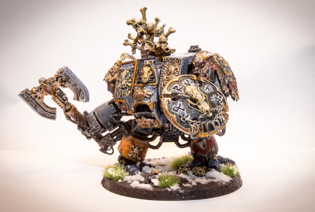 Space Wolves Dreadnought Warhammer 40 0000 Professionally Painted and ...