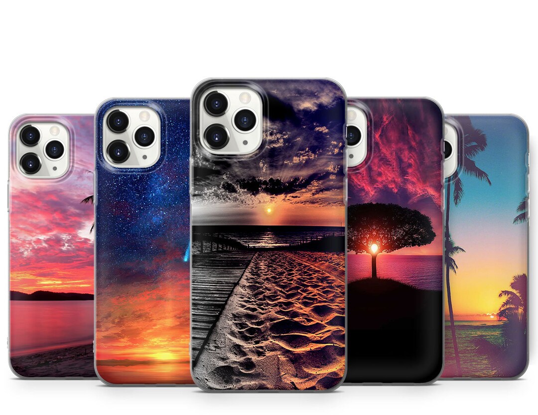 Sunset Phone Case for iPhone 15 14 13 12 11 X Xs XR 8 SE Samsung S23 ...