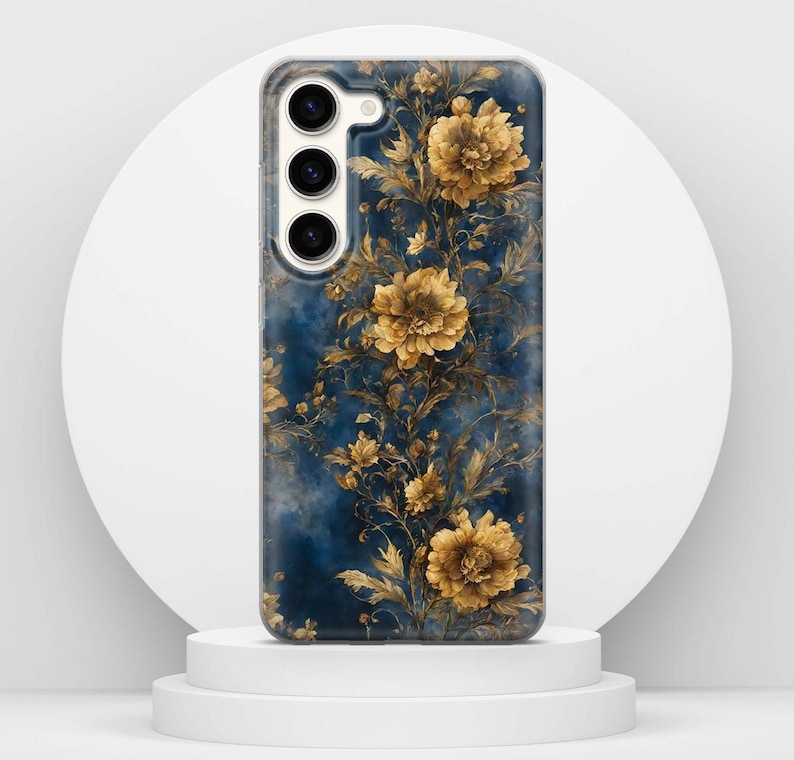 Vintage Flowers Phone Case Floral Cover for Samsung Galaxy S26 Ultra ...
