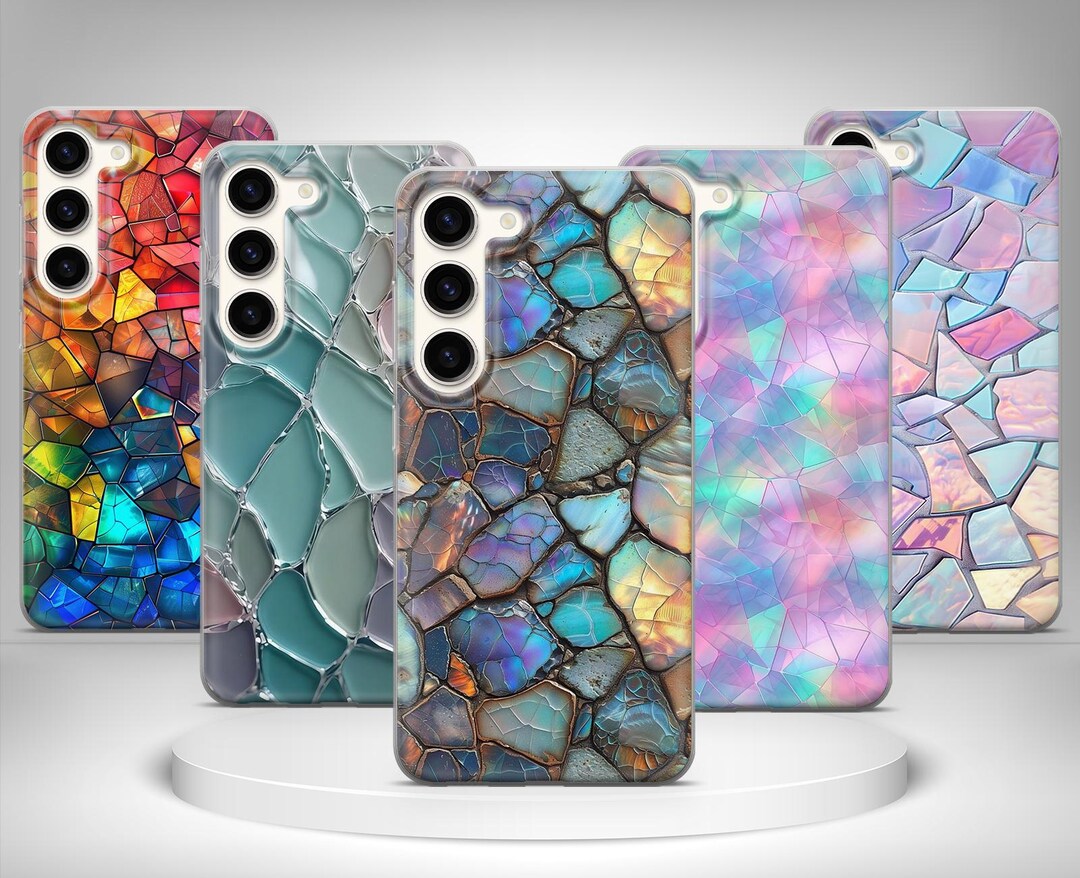 Stained Glass Phone Case Elegant Cover for Samsung Galaxy S25 Ultra ...