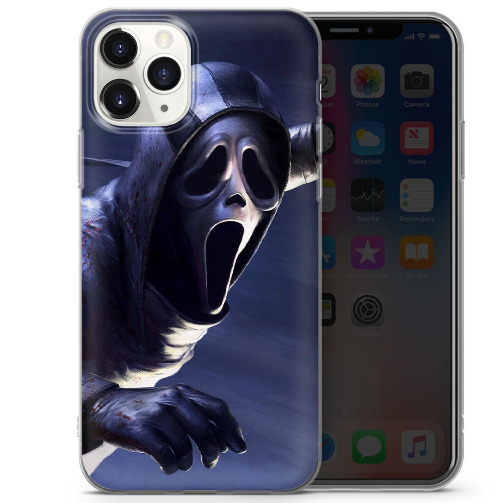 Horror Scary Scream Mask Phone Case for iPhone 15 14 13 12 11 X Xs Xr ...