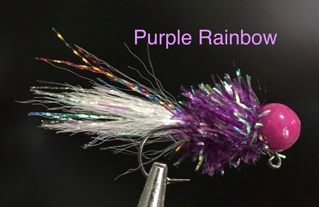 Crappie Jig - Purple Rainbow - Etsy