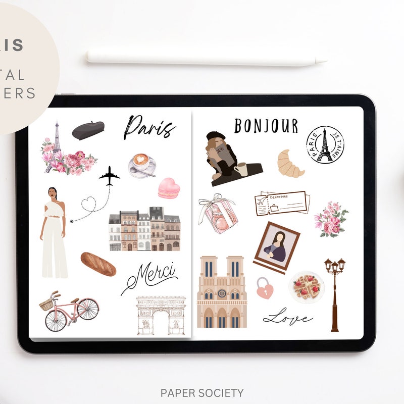 Paris Sticker - Etsy