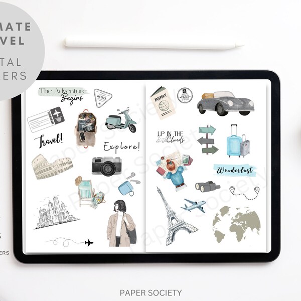 Travel Stickers - Etsy