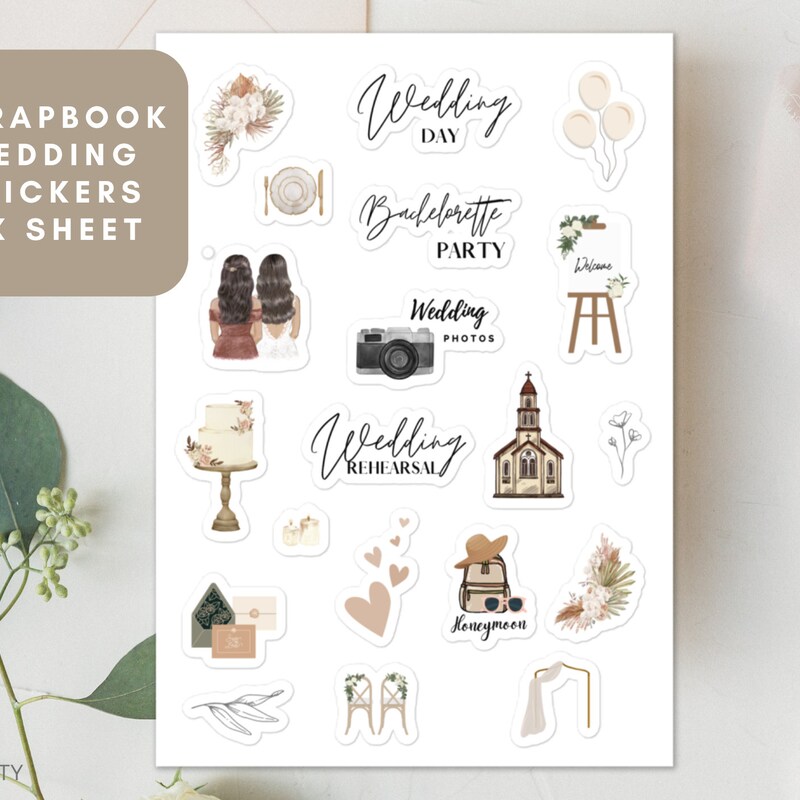 Wedding Stickers - Etsy
