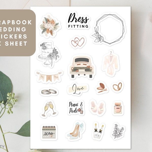 Wedding Stickers - Etsy