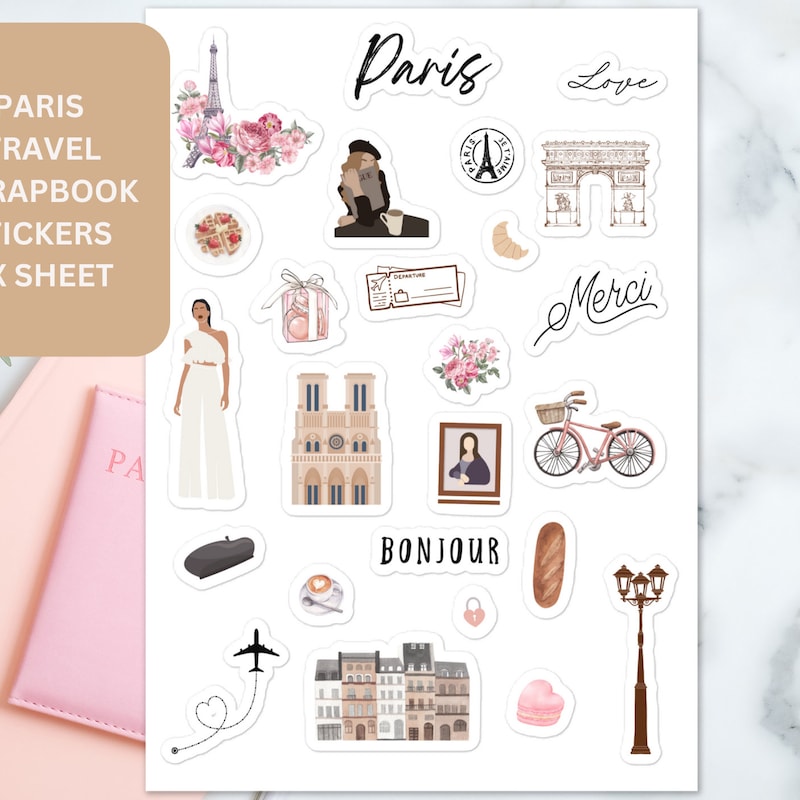 Paris Sticker - Etsy