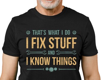 I Fix Stuff T Shirt - Etsy