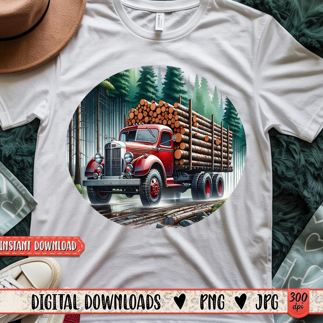 Logging Truck Png | Wood Transport Png | Lumber Trucking Png | Logger ...
