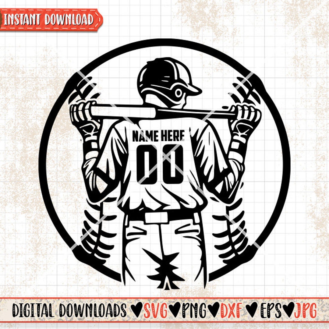 Baseball Player Svg | Baseman Dad Cutfile | Pitcher Clipart | Catcher ...