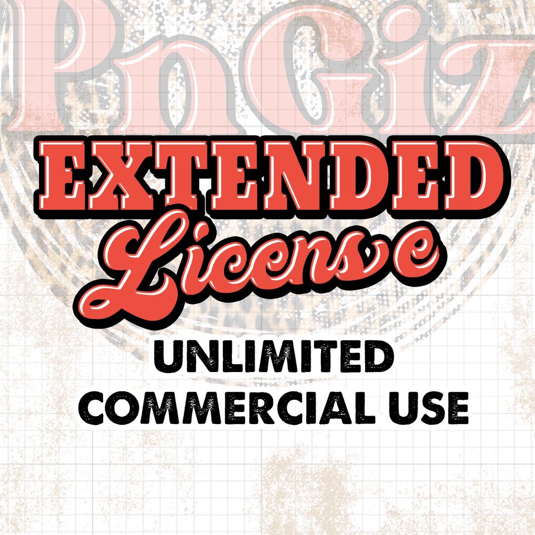Extended License for Commercial Use | Unlimited Use | One Time Payment ...