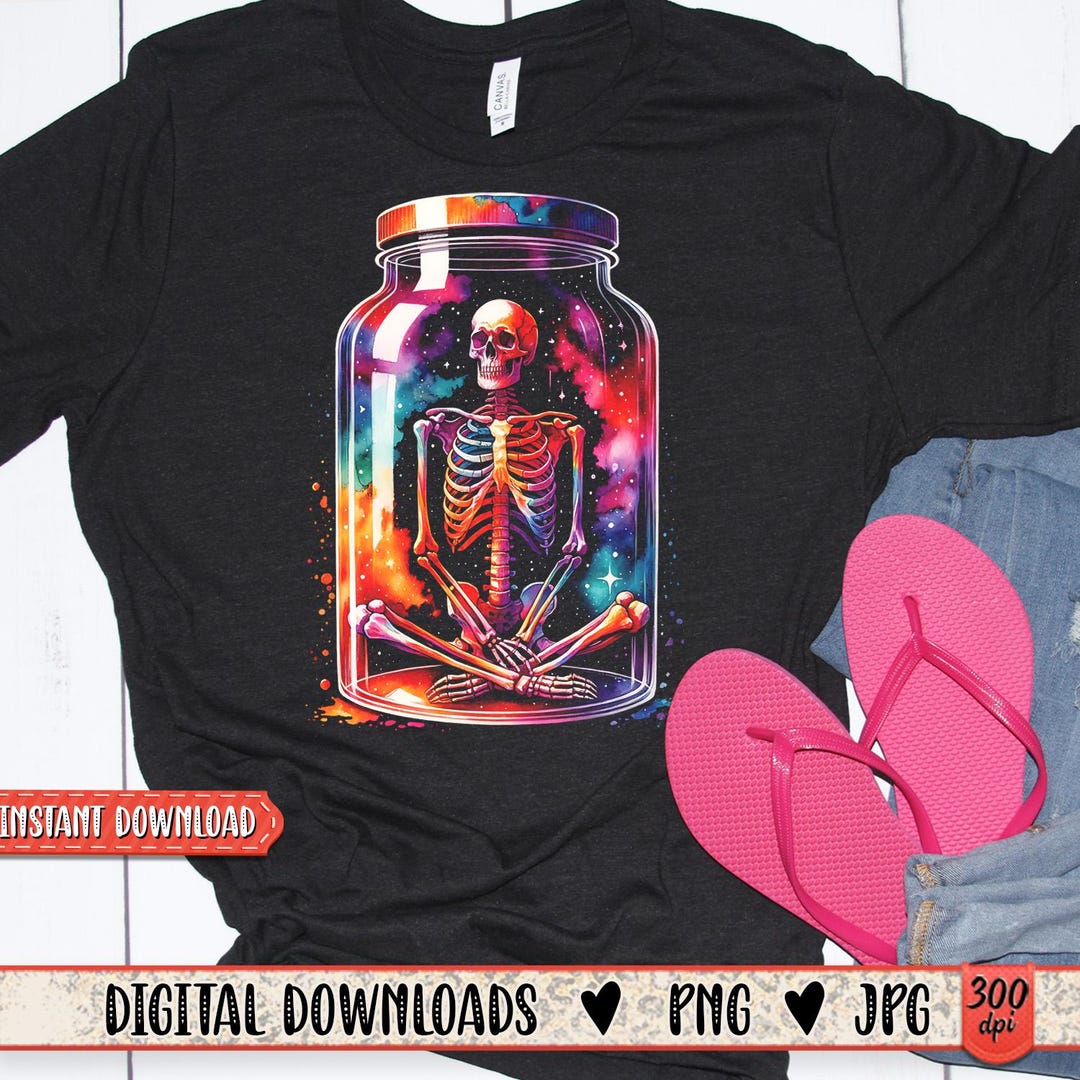 Skull Png | Skull Jar Png | Skeleton Clipart | Rainbow Skull Jpeg ...