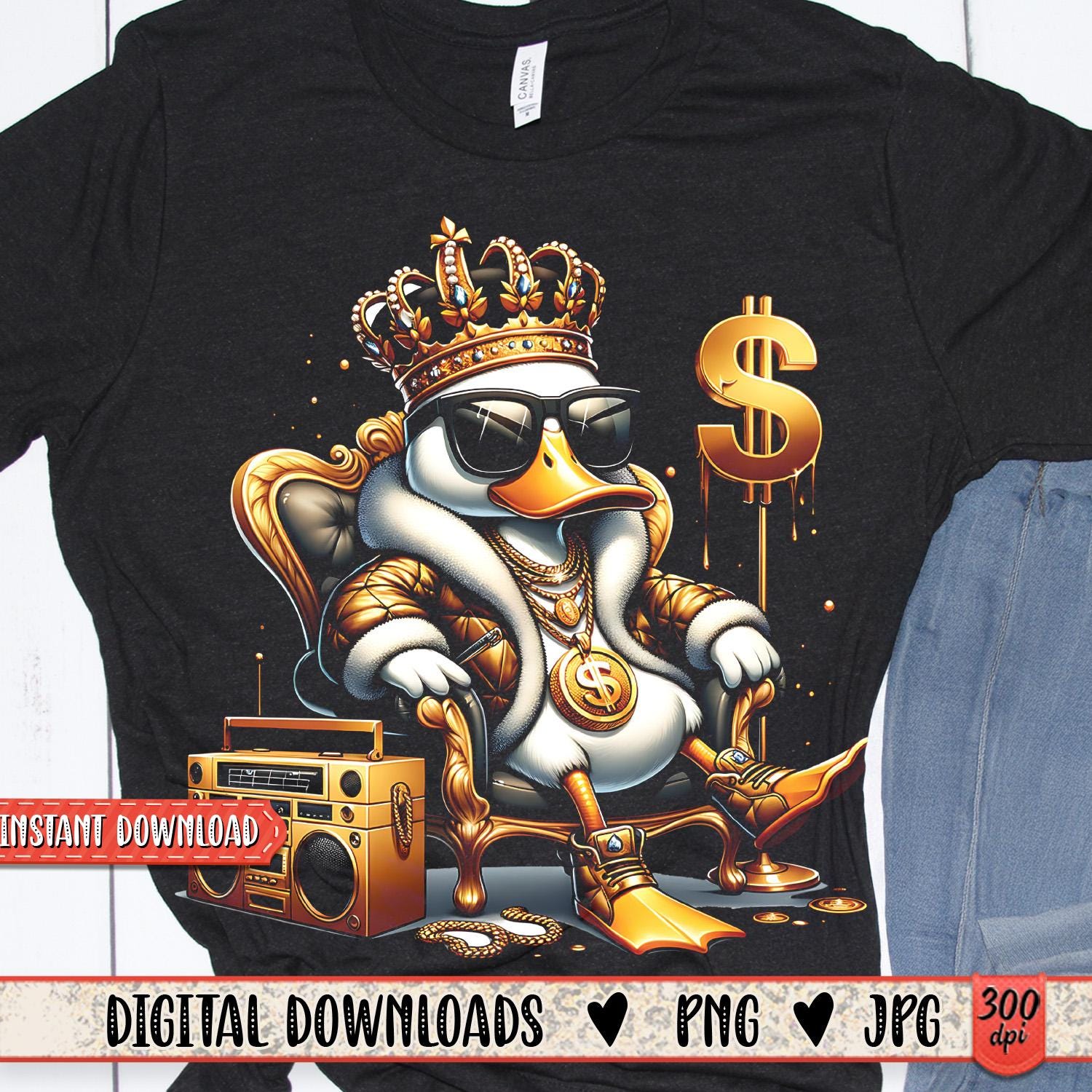 Gangsta Duck Png | Cool Duck Png | Money Gangsta Duck Png | Cash and ...