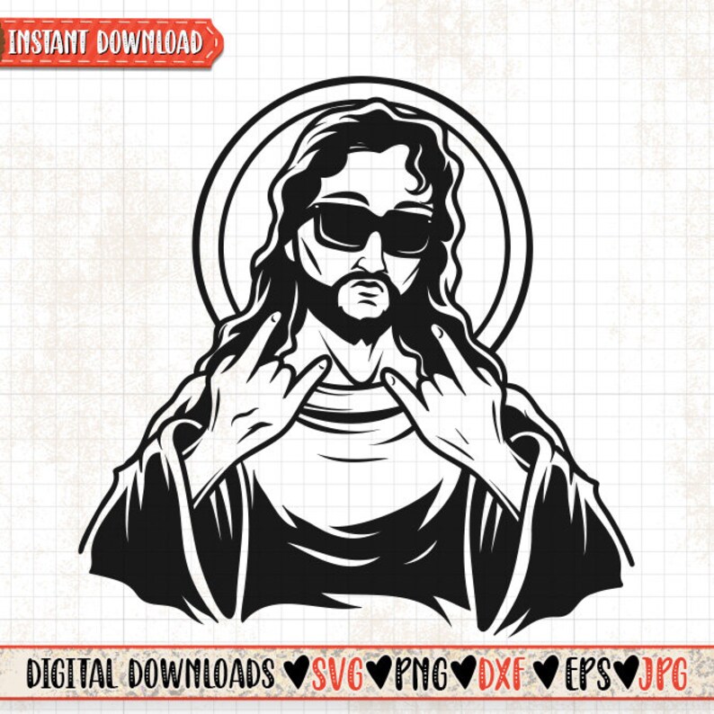Cool Jesus Svg | the Redeemer Clipart | Christian Shirt Png | Jesus ...