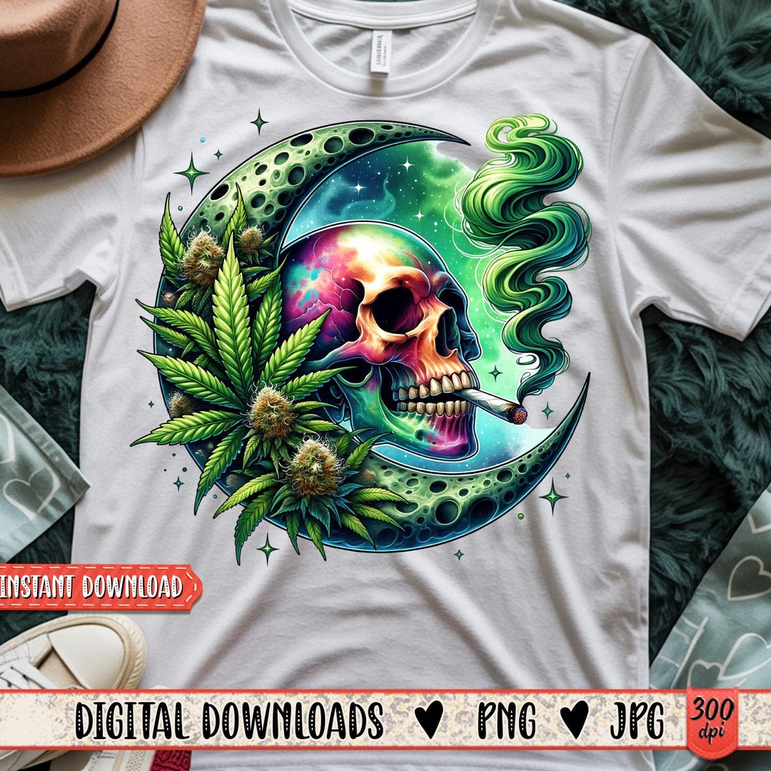Smoking Weed Skull Png | Cannabis Smoking Png | Marijuana Png | Stoner ...