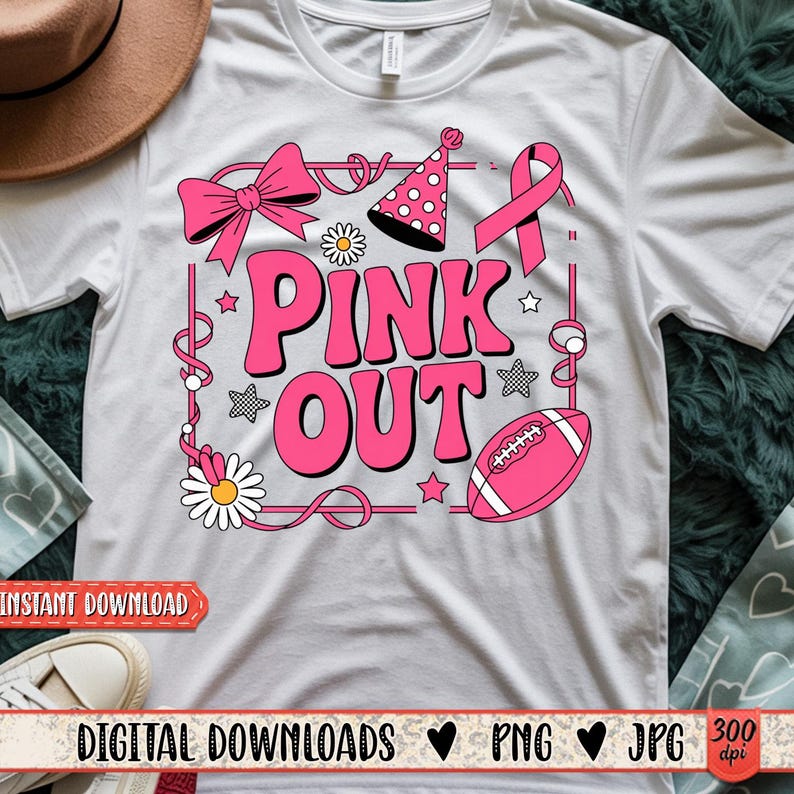 Football Pink Out Png Png | Breast Cancer Football Png | Breast Cancer ...