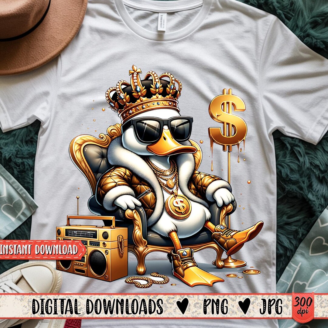 Gangsta Duck Png | Cool Duck Png | Money Gangsta Duck Png | Cash and ...