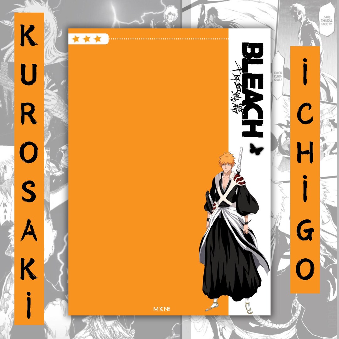 Bleach Kurosaki Ichigo Anime Notepad A5 Notepad Design - Etsy