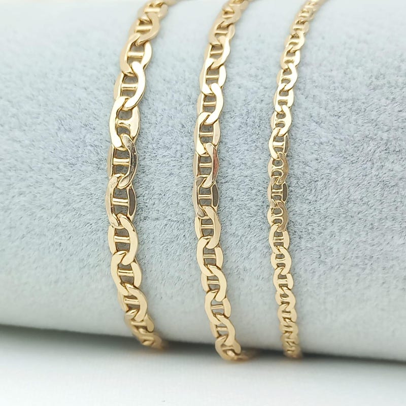 Mariner Gold Bracelet 6mm - Etsy
