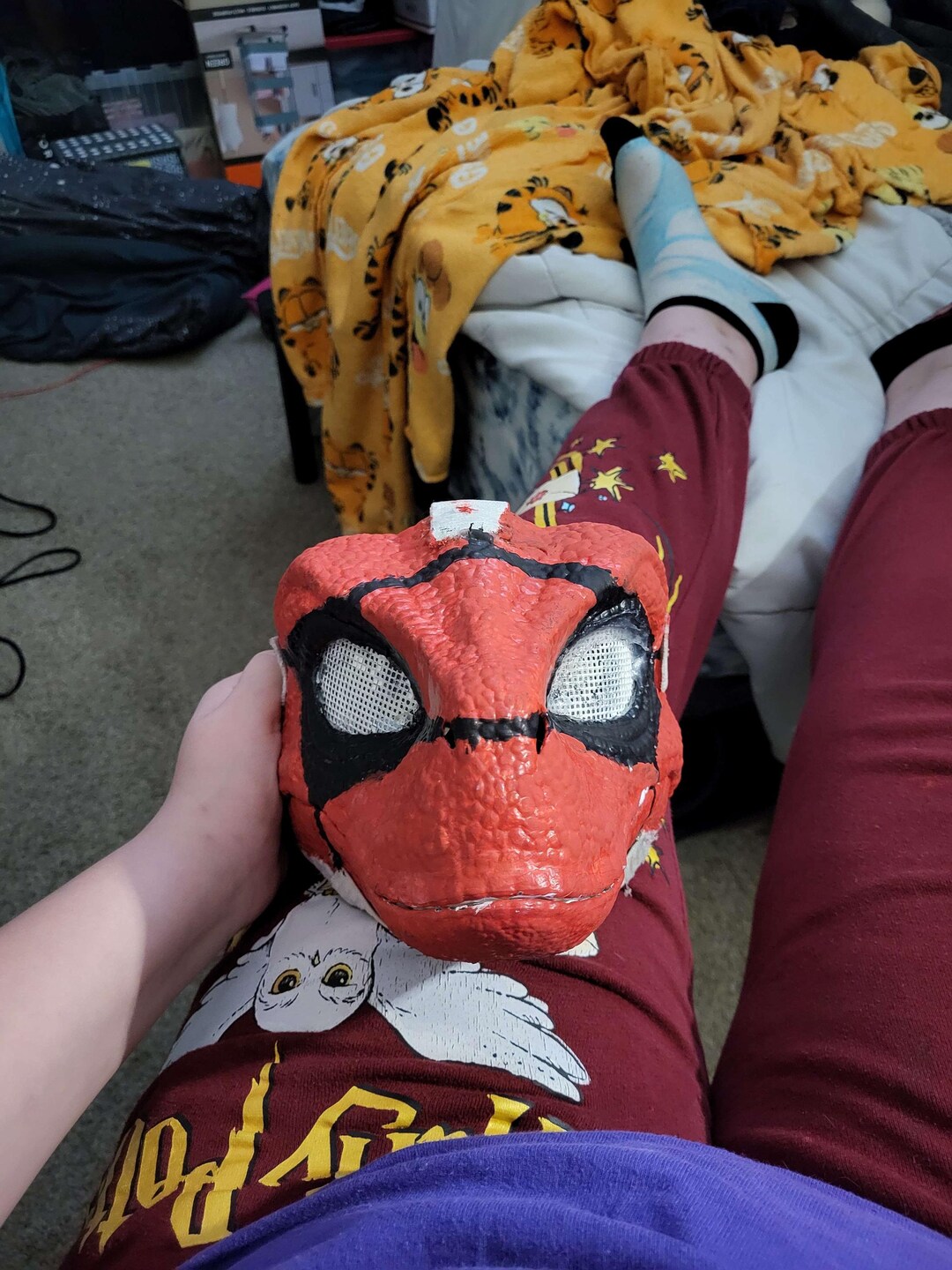 Deadpool Dino Mask for Sale - Etsy