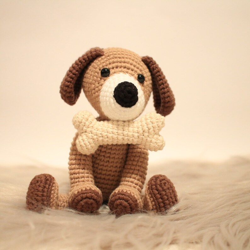 Patrón Crochet Perro Amigurumi Tutorial PDF Dog Blas El - Etsy