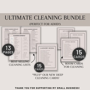 Intense Cleaning Checklist for ADHD Cleaning Checklist Hyperfocus ...