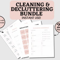 ADHD Tidy Cards Organizing Room Cards Cleaning Checklists for Home ...