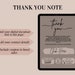 Etsy Digital Product Templates, Thank You Note for Digital Downloads ...