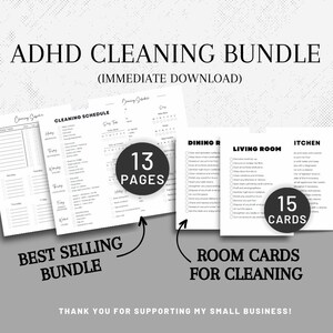 ADHD Cleaning Checklist INK FRIENDLY Cleaning Hack | Adhd Cleaning Tips ...