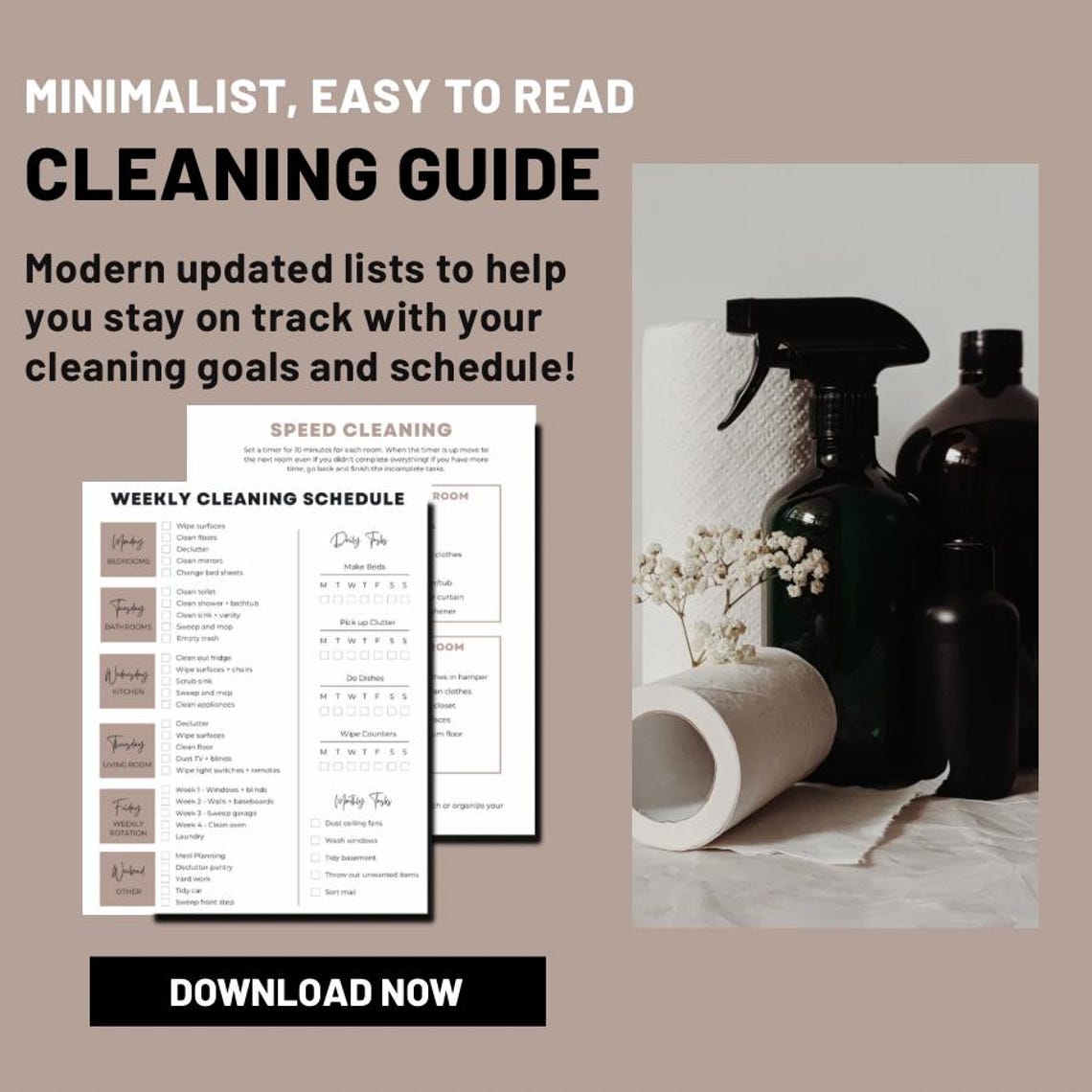ADHD Cleaning Checklist | ADHD Cleaning Hack | ADHD Cleaning Tips ...
