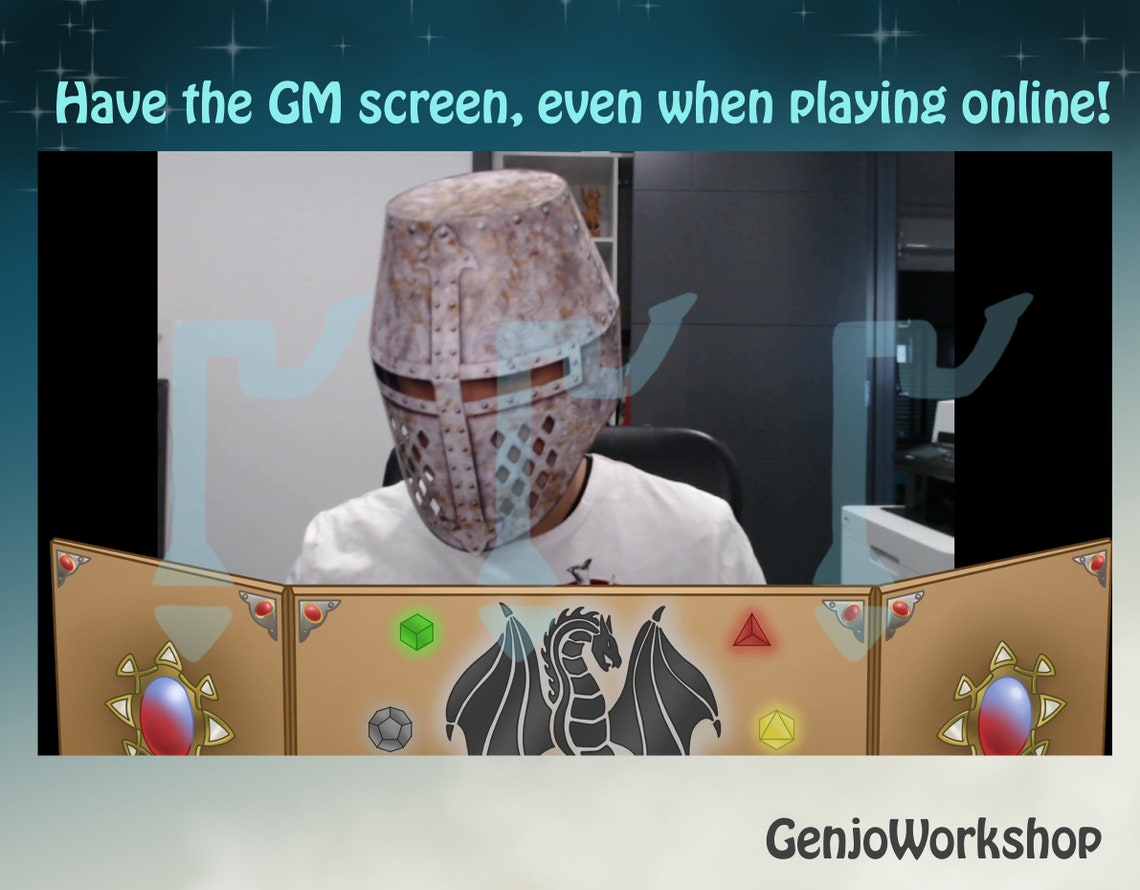 Digital GM or DM Screen (fantasy) | Streaming and Vtuber Asset ...