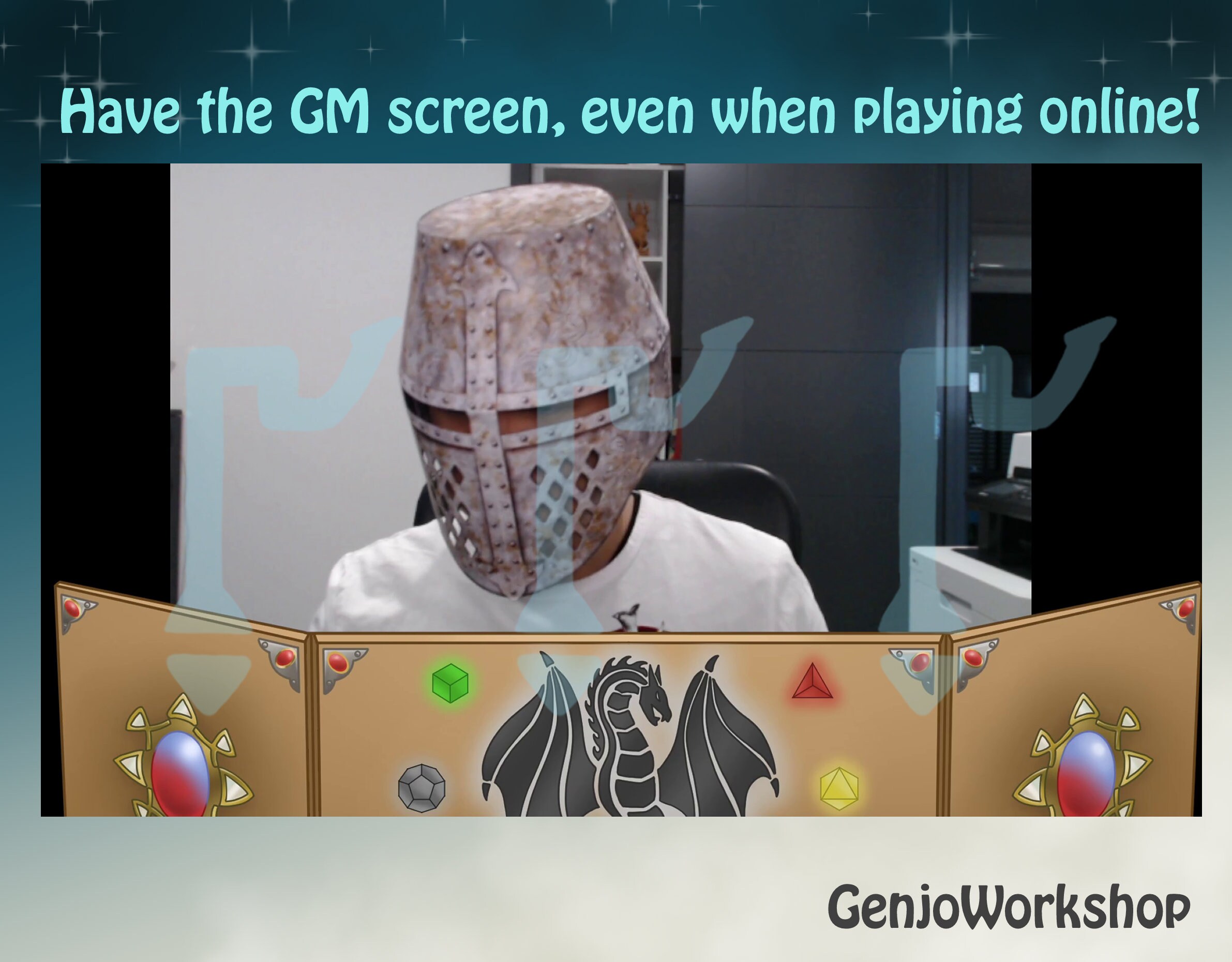 Digital GM or DM Screen (fantasy) | Streaming and Vtuber Asset ...