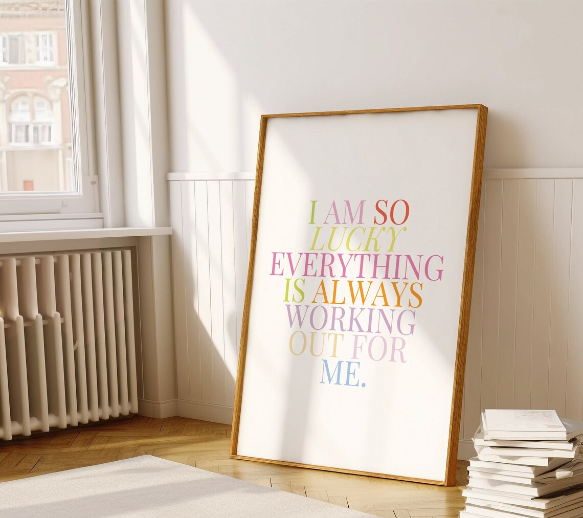 I Am so Lucky Everything Always Works Out for Me | Manifestation Quote ...
