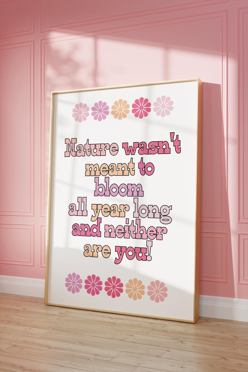 Mental Health Poster, Self Care, Healing Art Print Affirmation, Therapy ...