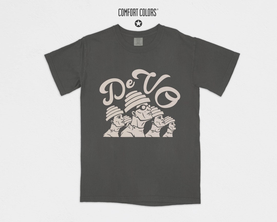 Vintage Style Comfort Colors Devo Punk Shirt, Summer Streetwear Shirt ...