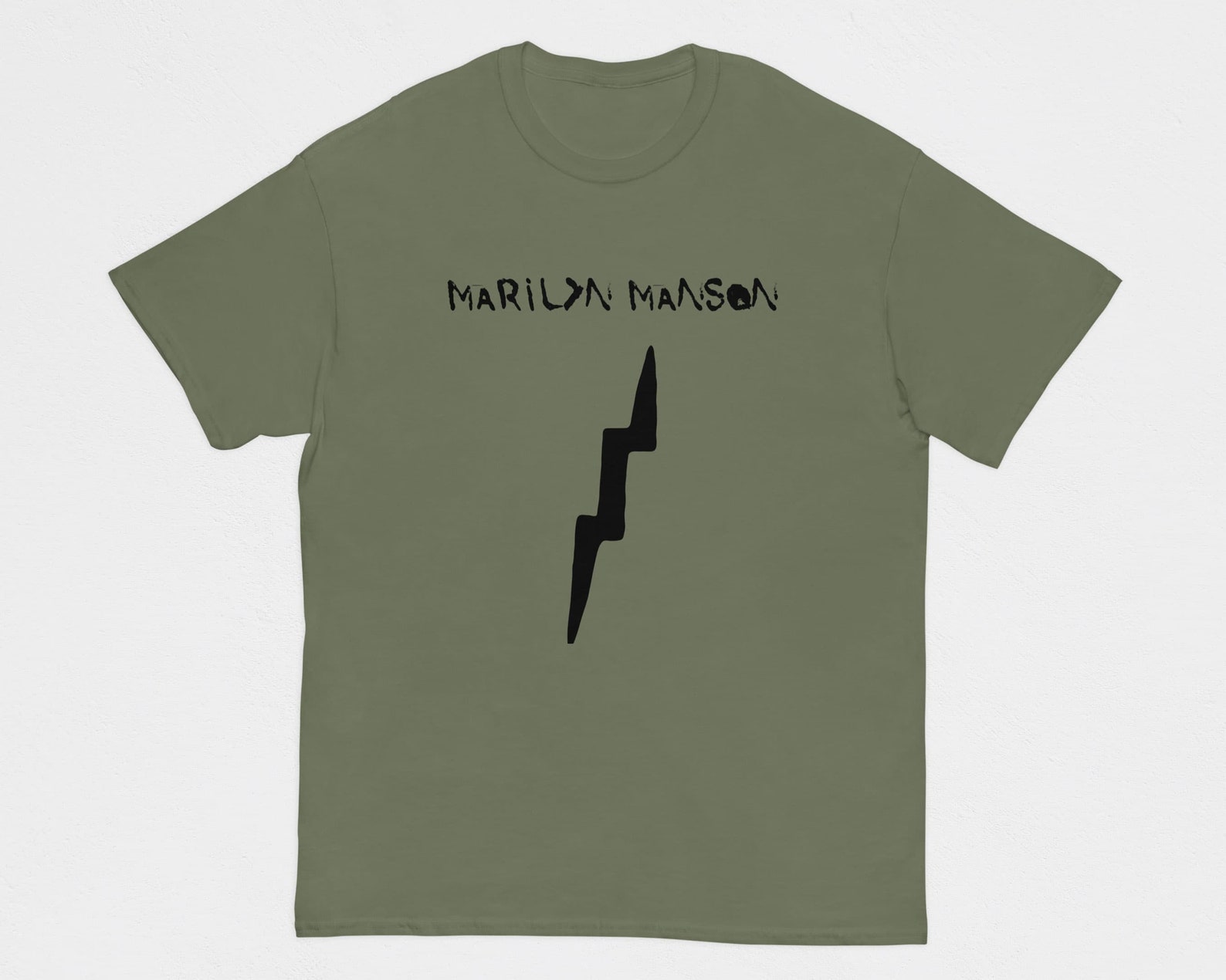 Unique Marilyn Manson Shirt, Custom Designed Rock Band Shirt. - Etsy
