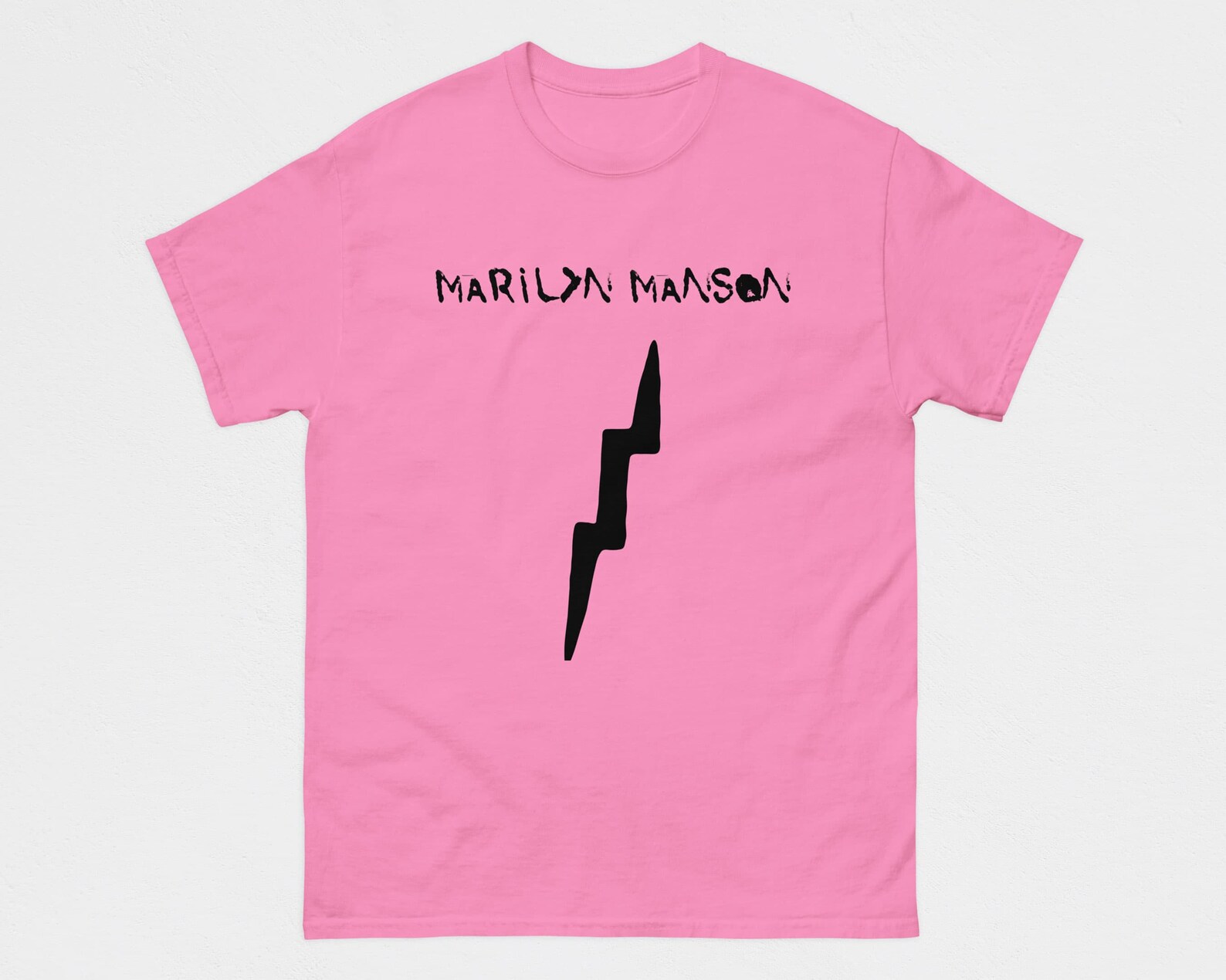 Unique Marilyn Manson Shirt, Custom Designed Rock Band Shirt. - Etsy