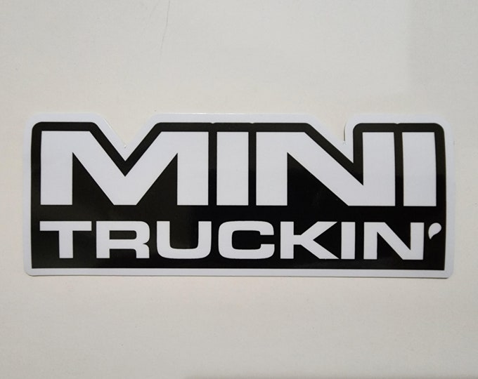 Minitruckin' Logo #3 Printed Decal Big - Etsy