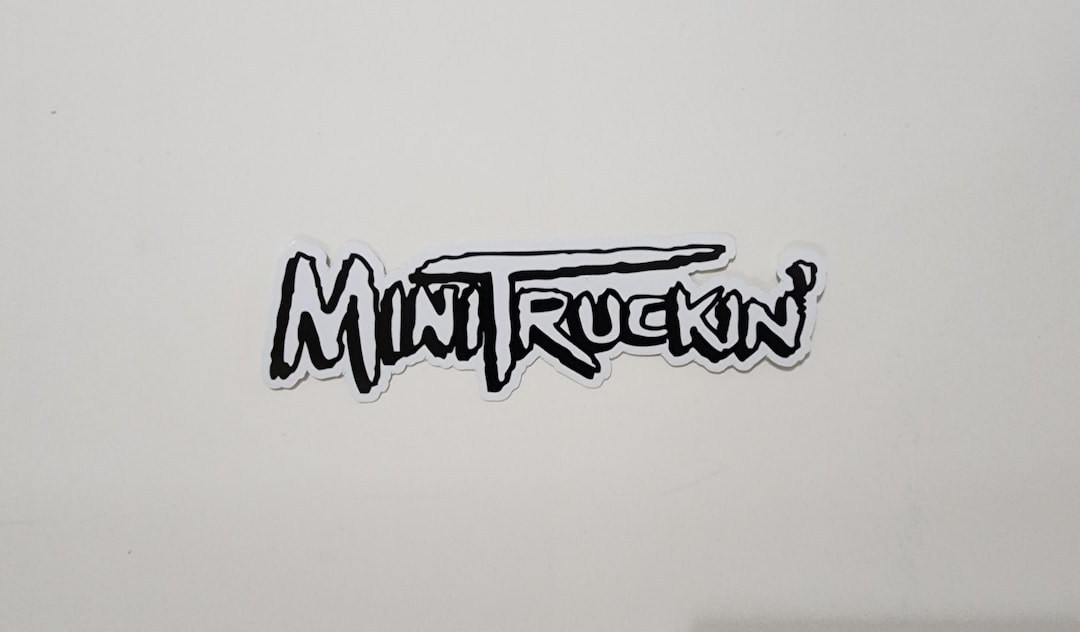 Minitruckin' Logo #1 Printed Decal Big - Etsy