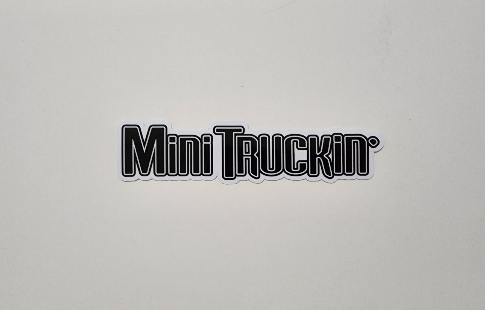 Mini Truckin' Logo #2 Printed Decal Small - Etsy