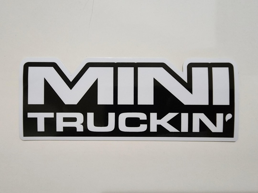Minitruckin' Logo 3 Printed Decal Small - Etsy