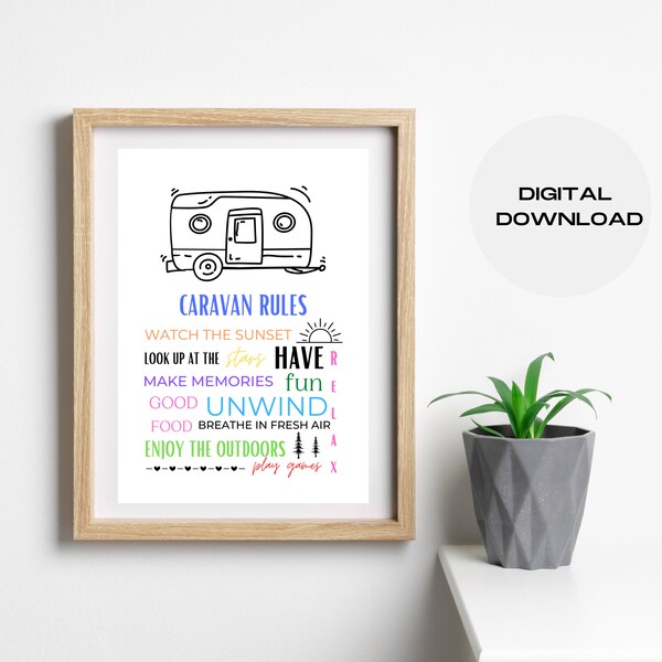 Caravan Print - Etsy