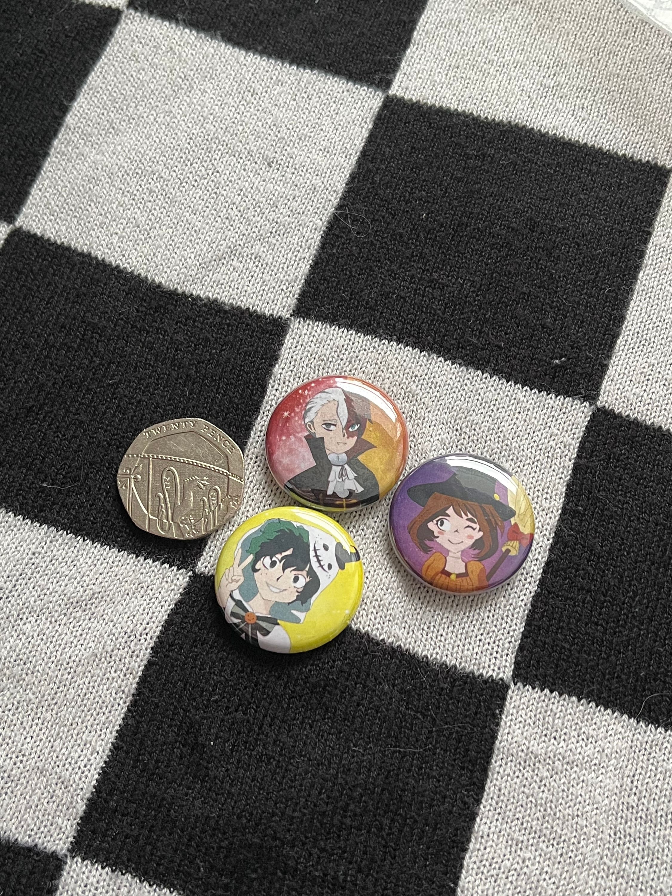 Mini Mha/voltron Pins - Etsy