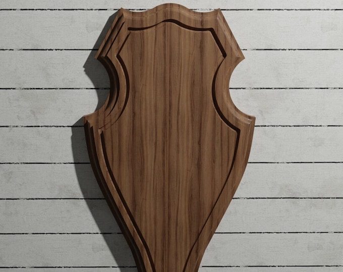 Trophy Antler Board Plaque CNC STL+DXF 3d Model Deer Board - Etsy