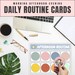 Round Daily Routine Cards & Responsibilities Chart for Kids. Morning ...