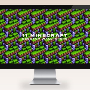 Minecraft 4K Desktop Wallpapers Collection - Set of 11 - Etsy