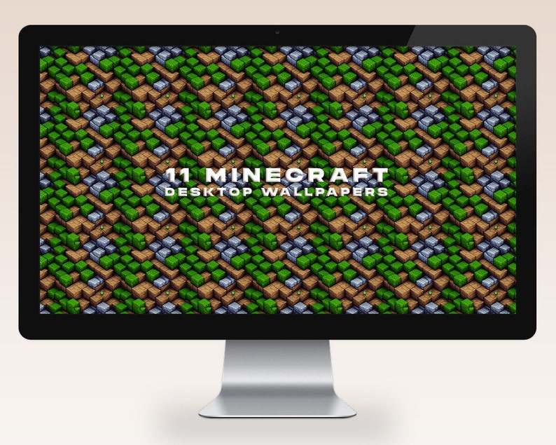 Minecraft 4K Desktop Wallpapers Collection - Set of 11 - Etsy