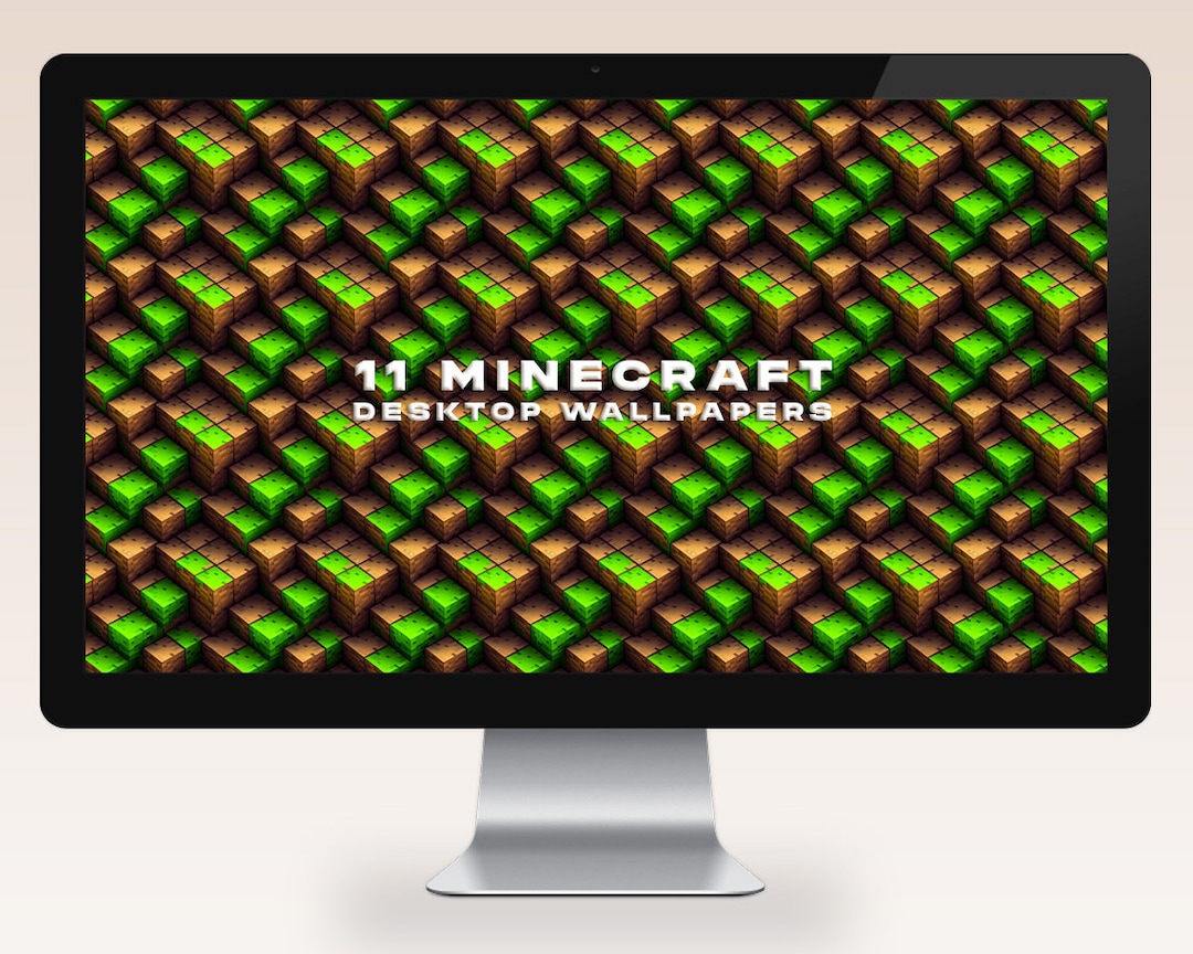 Minecraft 4K Desktop Wallpapers Collection - Set of 11 - Etsy
