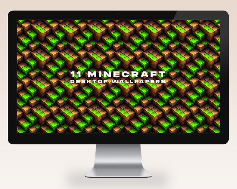 Minecraft 4K Desktop Wallpapers Collection - Set of 11 - Etsy